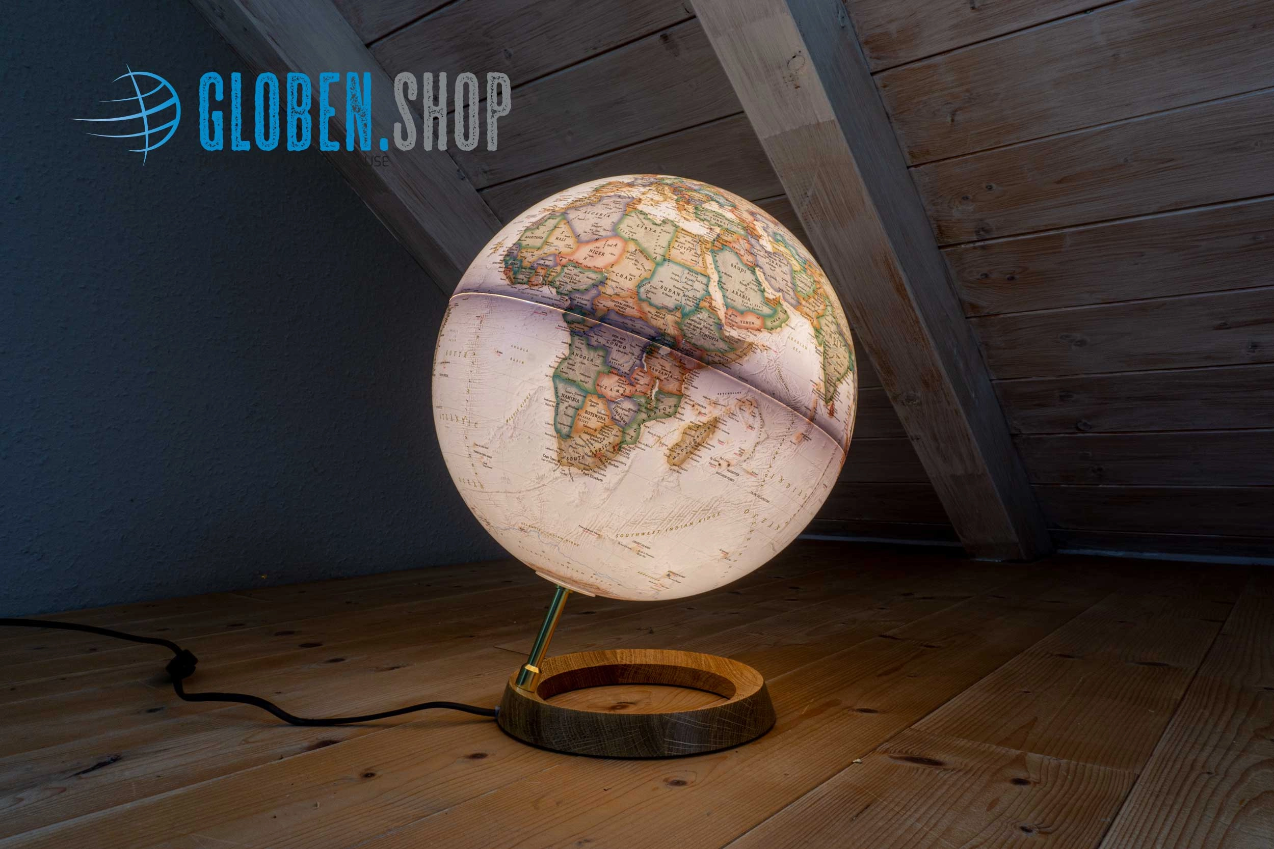 Leuchtglobus National Geographic Neon Executive - Ø 30 cm | Globus kaufen
